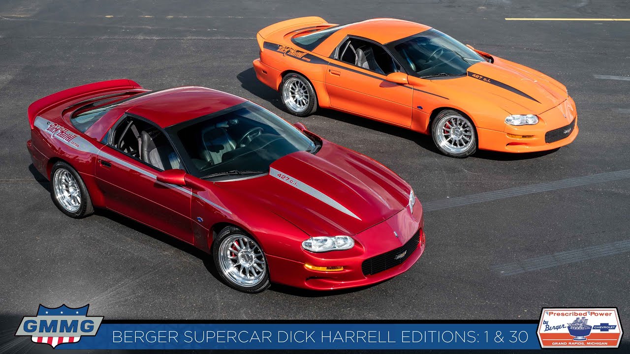 2002 Berger Supercar Dick Harrell Camaros: 1 & 30 - YouTube