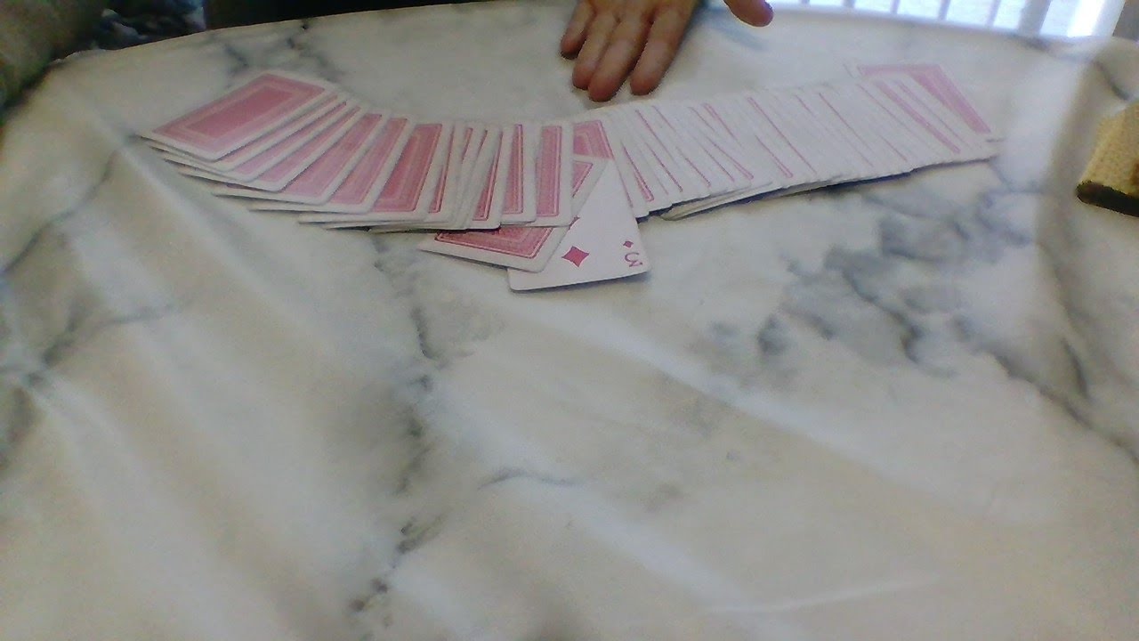 how to do the drunk shuffle card trick - YouTube