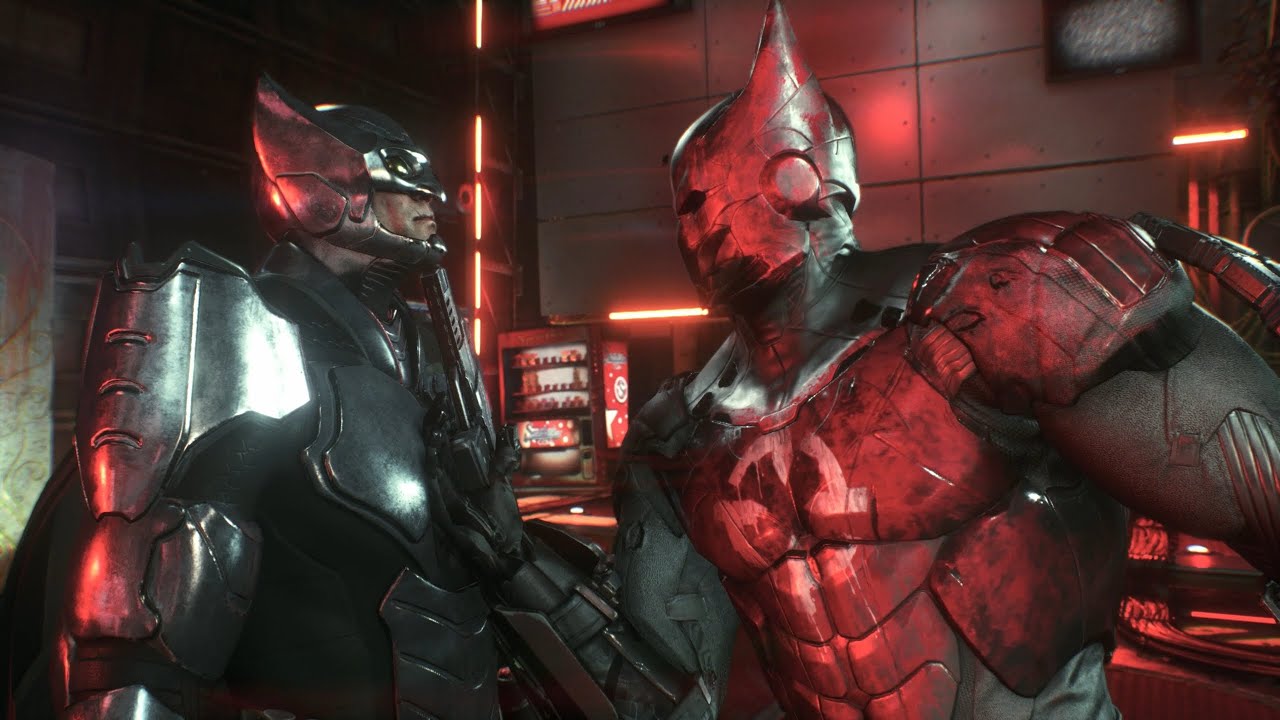 Owlman Battles Suicide Squad Deadshot In Arkham Knight - YouTube