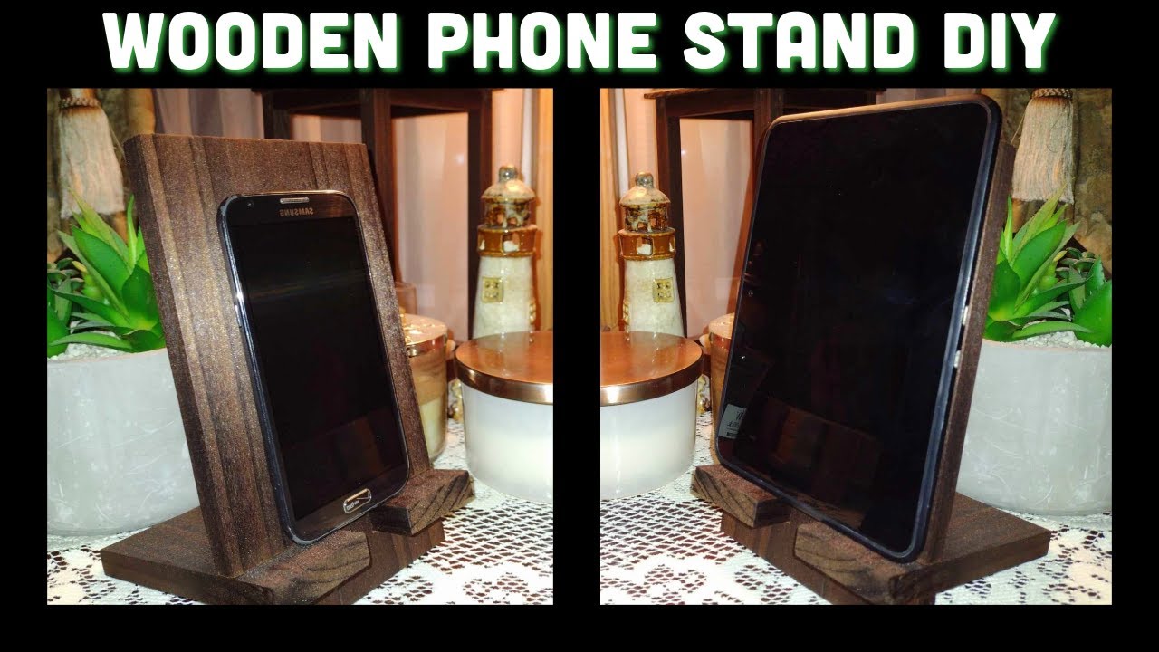 Wooden Phone Stand DIY | Simple Table Saw Projects | How to Build a ...