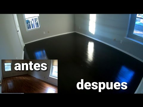 como lijar y pintar pisos de madera - YouTube