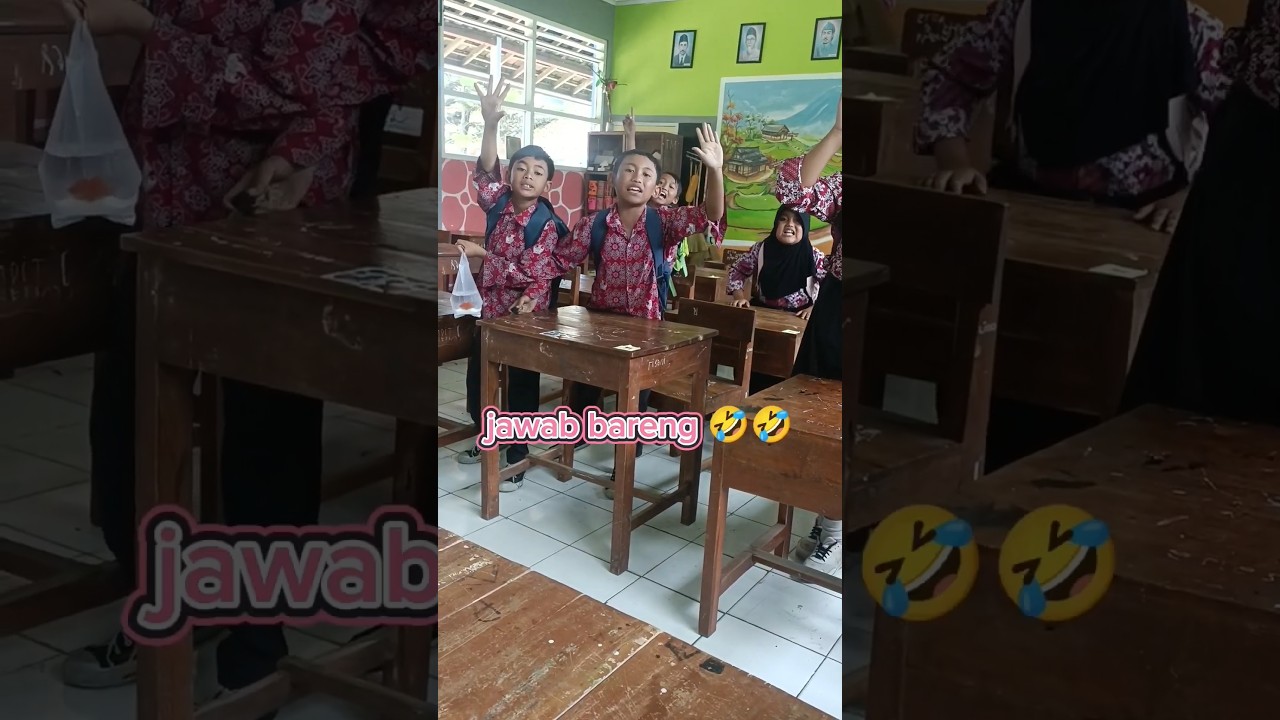 Maju ke depan kelas tetep wani pak guru penting iwakku aman tekan ngomah 😂 #fyp #sekolah # ...