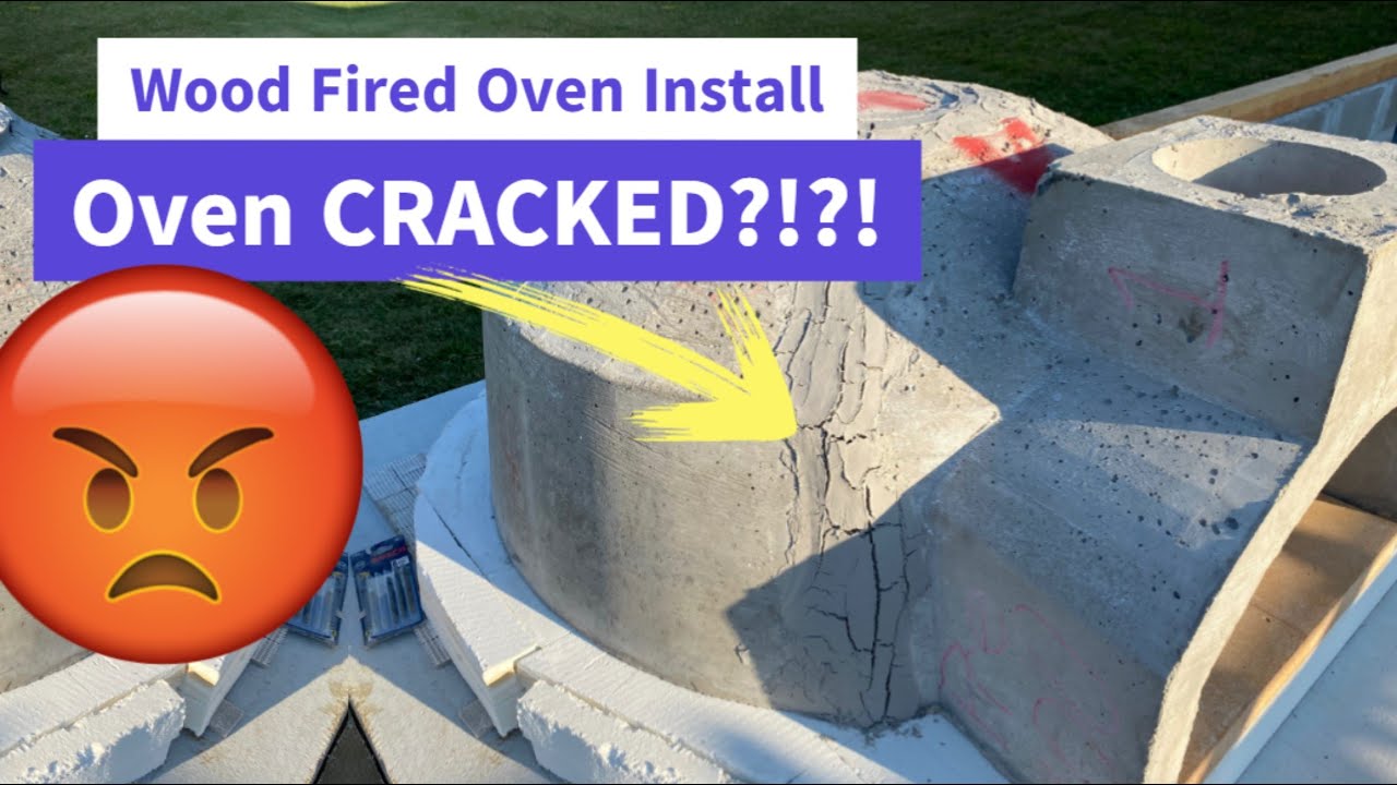 Wood Fired Oven Cracked?! | Installing the Forno Bravo Premio Wood ...