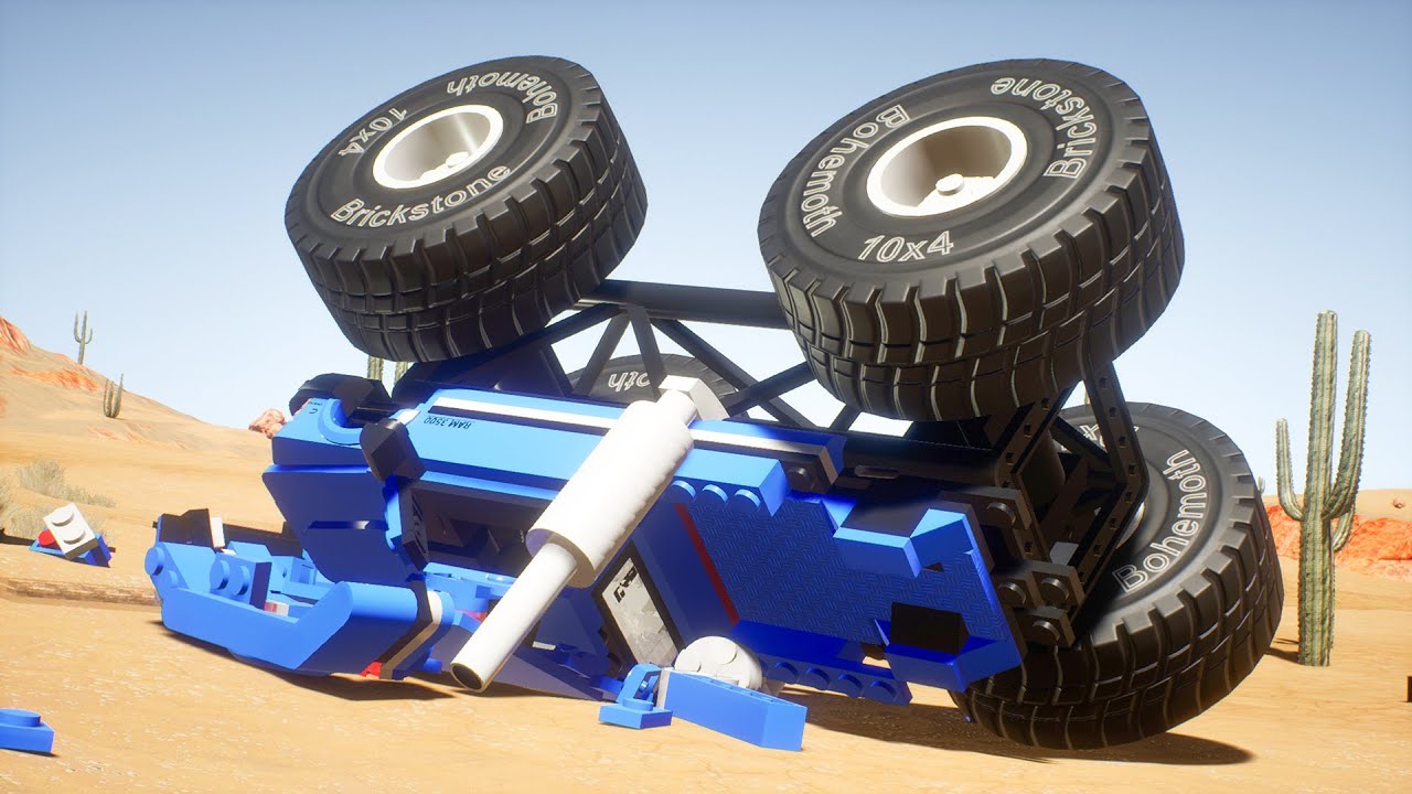 New Physics Lego Car Crashes| Brick Rigs Update - YouTube