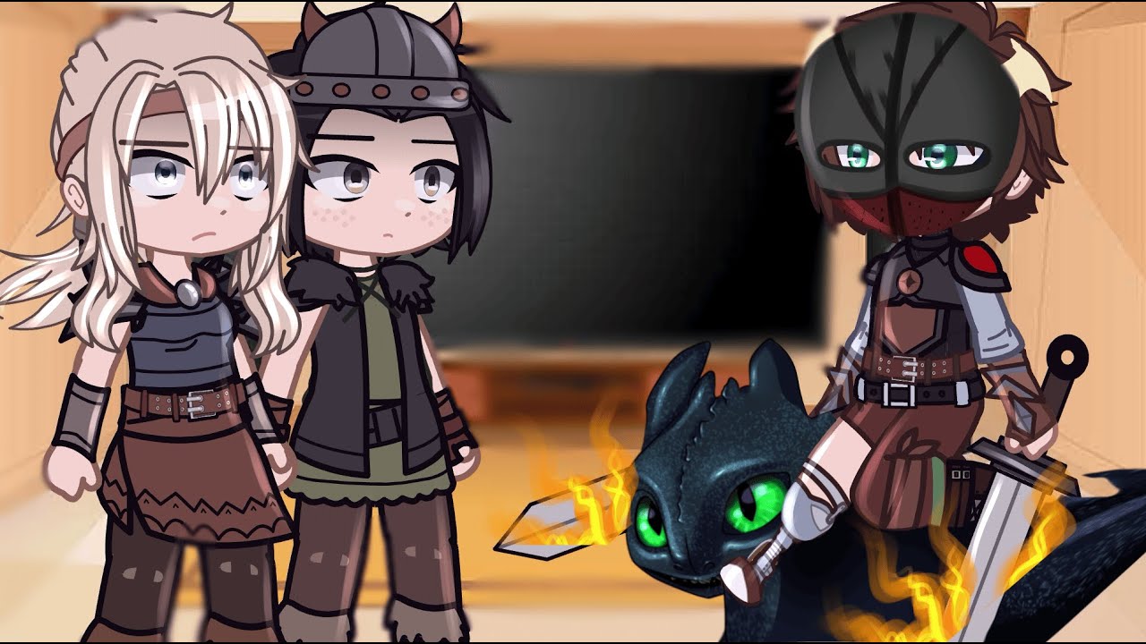 Past Dragon Riders React To Dragon Master || HTTYD || Gacha React - YouTube