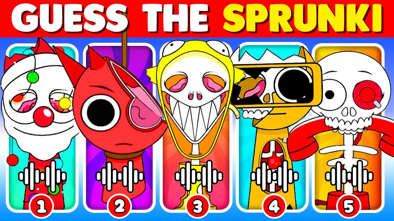 🌈 Guess the VOICE 🔊 Incredibox Sprunki Characters | Tele ☎ Oren 🧡 Pinki ...