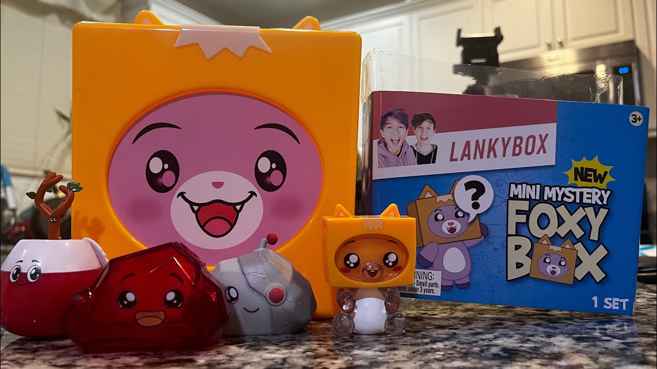 10 Minutes Satisfying with Unboxing LANKYBOX Mini Mystery FOXY BOX ...