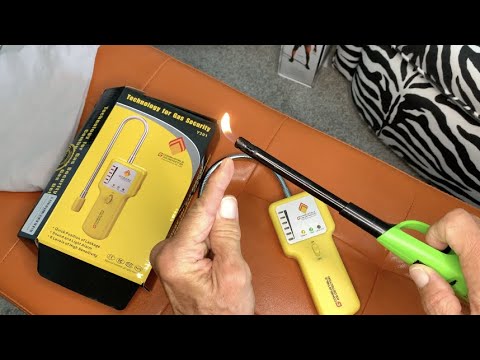 Testing the Combustible Gas Detector with Butane lighter - YouTube