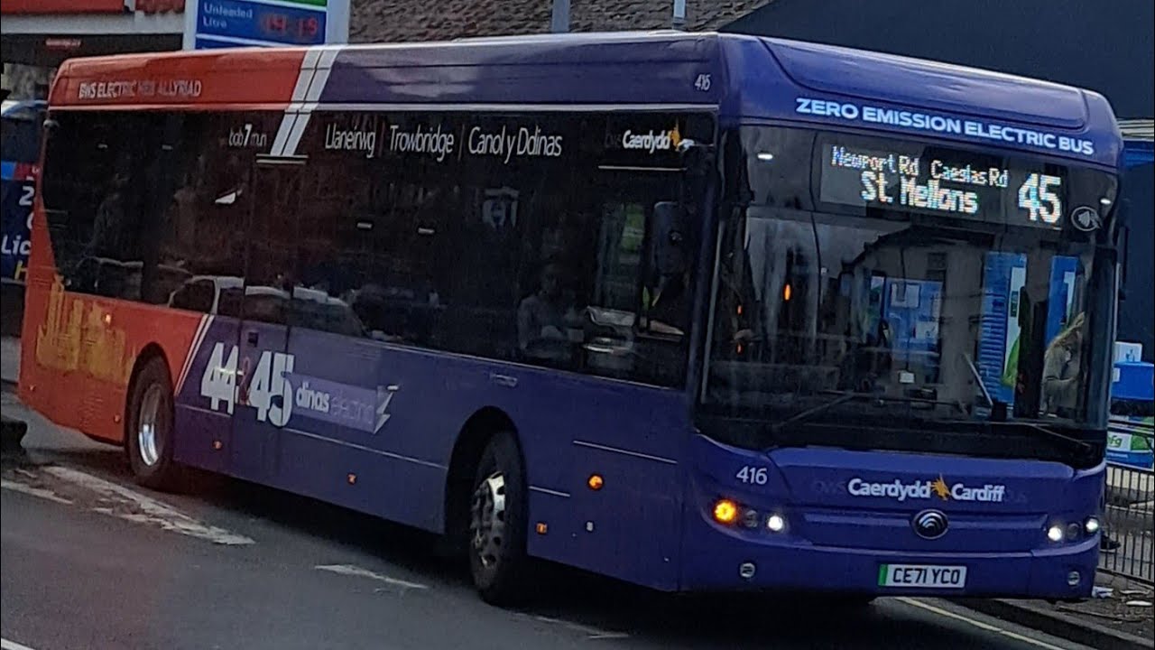 Onboard Cardiff Bus 416 on the 44 to St Mellons #cardiffbus #buses ...