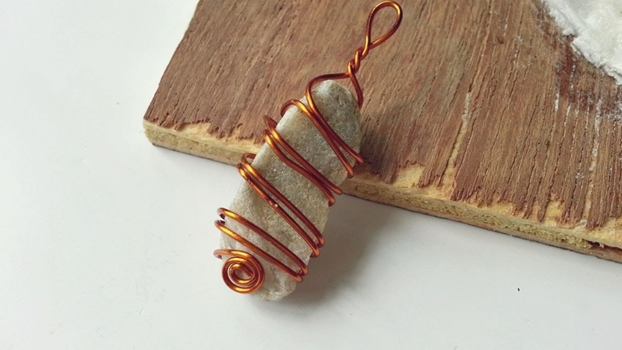 How To Make A Pretty Wire Wrapped Stone Locket - DIY Style Tutorial ...
