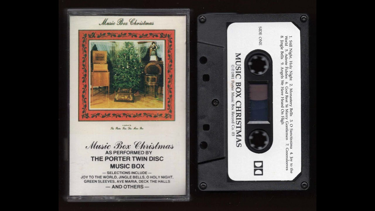 Music Box Christmas - The Porter Twin Disc Music Box - 1984 - Cassette ...