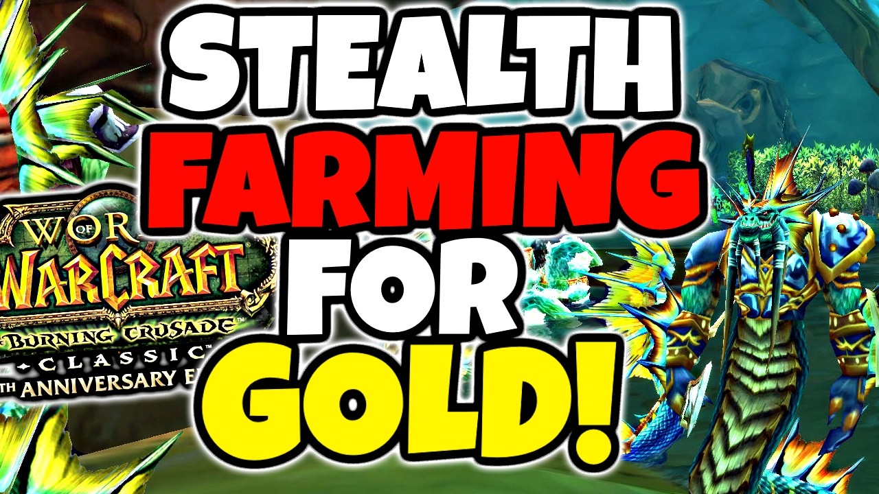 How To Stealth Farm For Gold in TBC Anniversary As A ROGUE (Steamvaults ...
