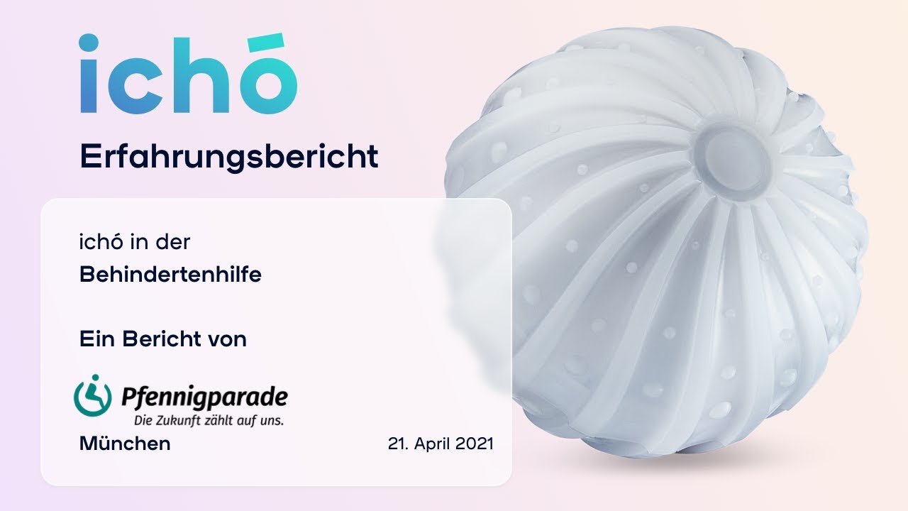 ichó Therapieball: Anwendung in der Behindertenhilfe | icho systems - YouTube