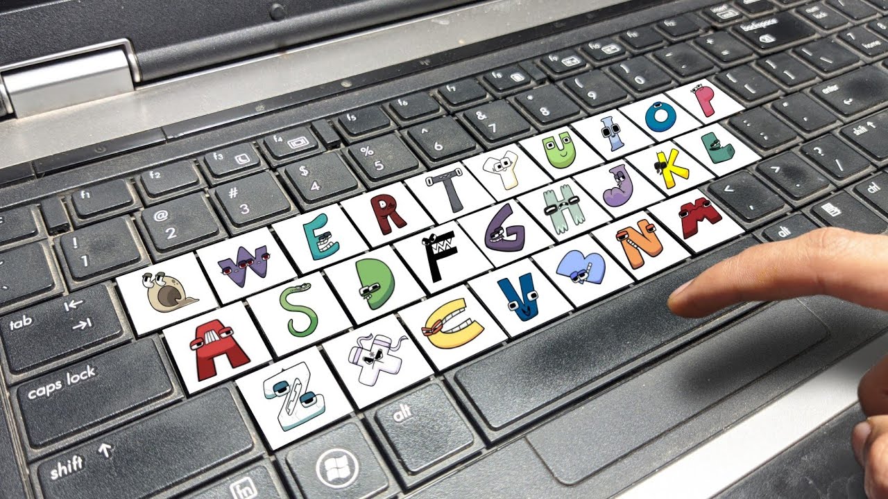Alphabet Lore But Customizing Laptop ☺️ Alphabet Lore In Real Life ...