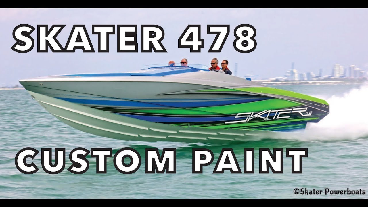 SKATER POWERBOATS 478V - YouTube