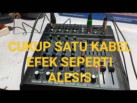 cara merubah efek bawaan mixer ashley menjadi seperti alesis