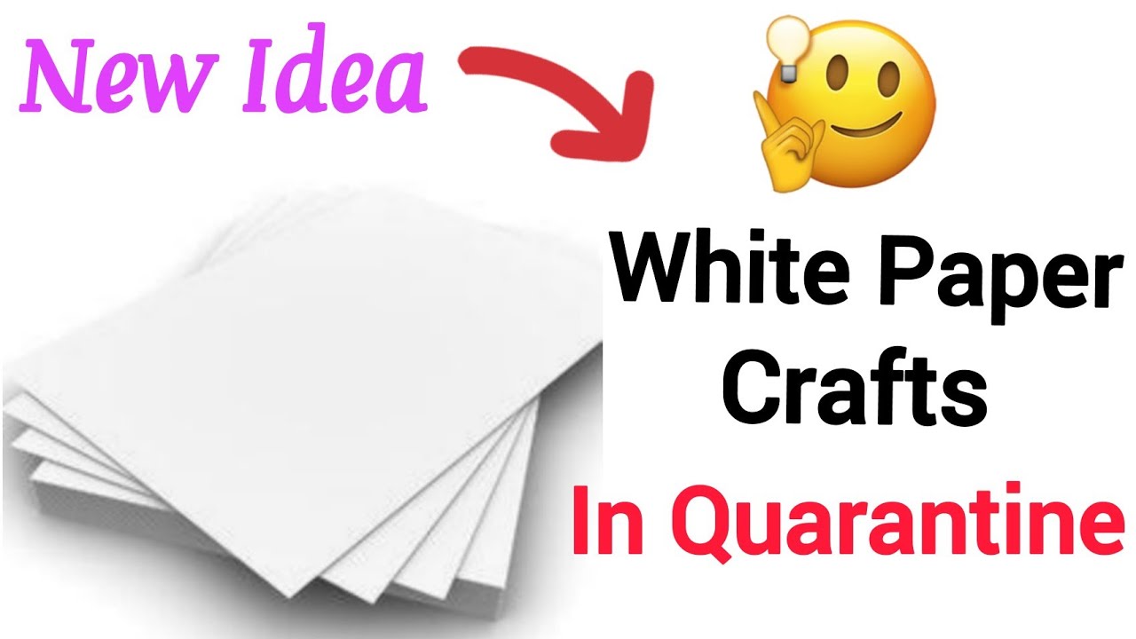 2 Easy & Cheap White paper Craft|DIY White Paper Craft| Paper Craft ...