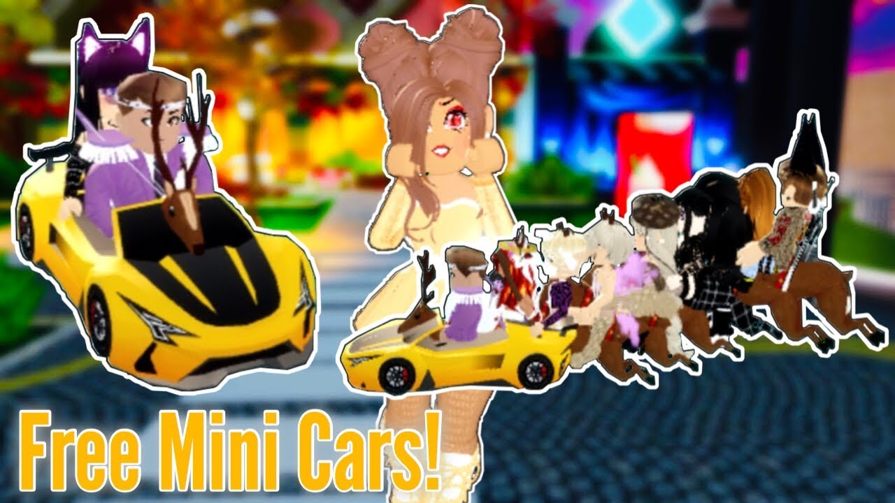 How To Get A FREE MINI CAR And DRIVE IT! 🚗 Roblox Royale High Hacks ...