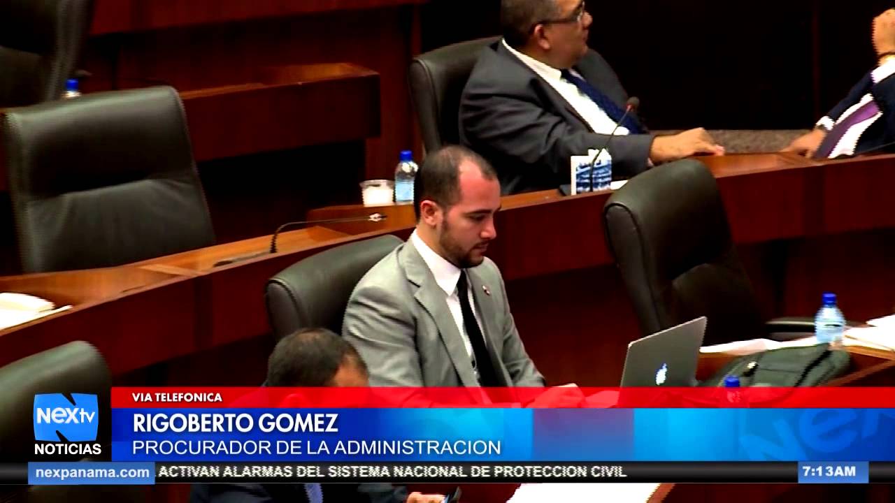 Rigoberto Gomez Procurador de la administración, vía telefónica - YouTube