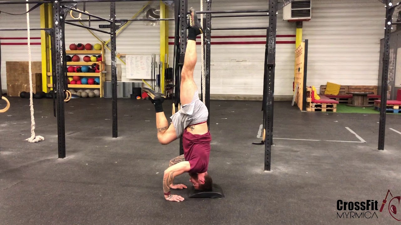 Headstand One Leg - YouTube