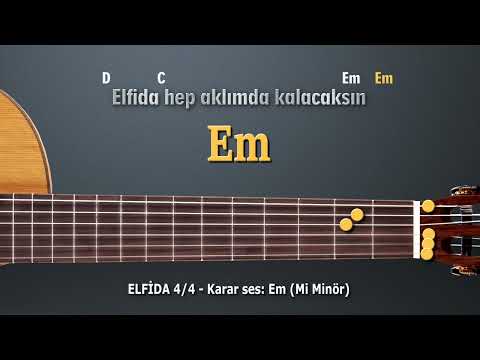Elfida gitar akorları cover - Ton : Em #akormerkezi #elfida