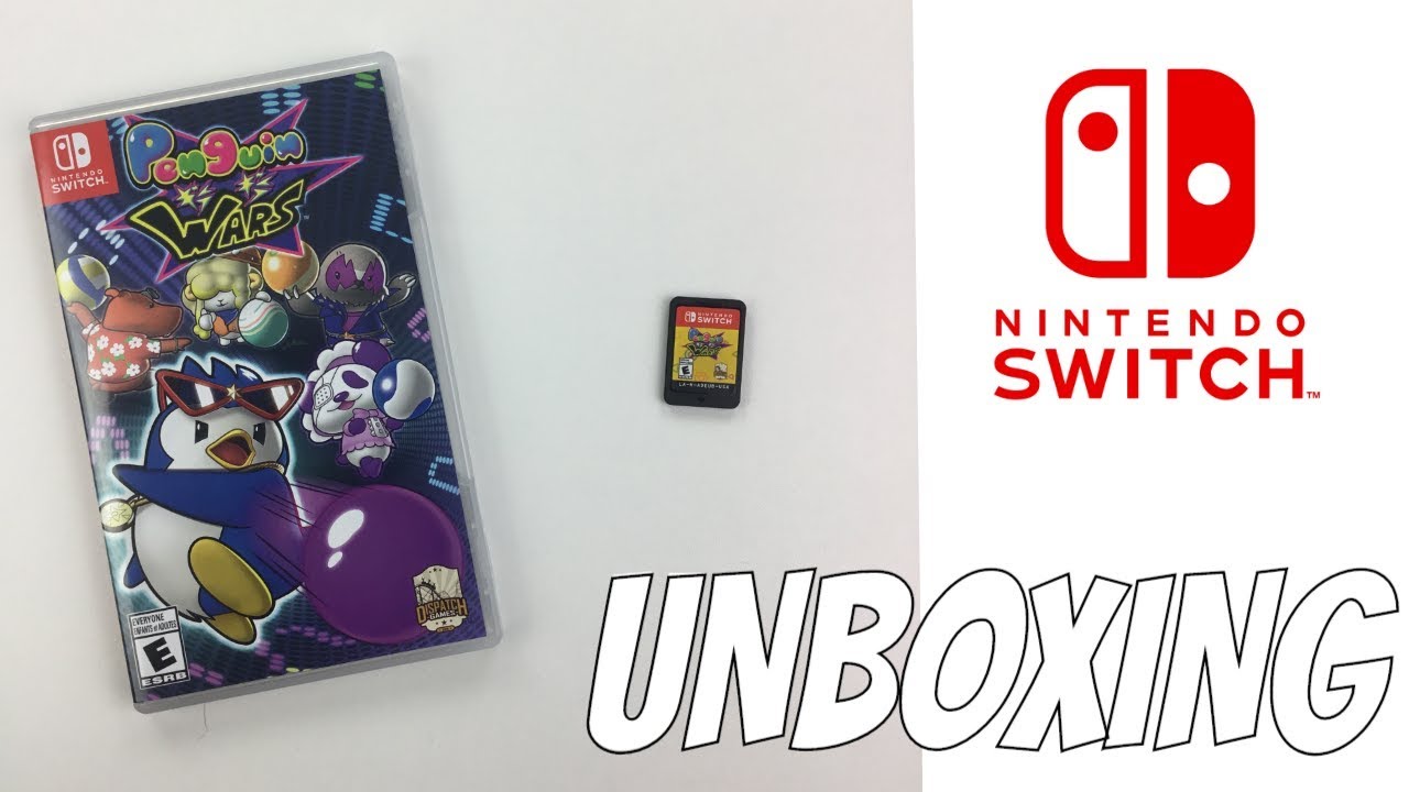 NINTENDO SWITCH PENGUIN WARS UNBOXING - YouTube