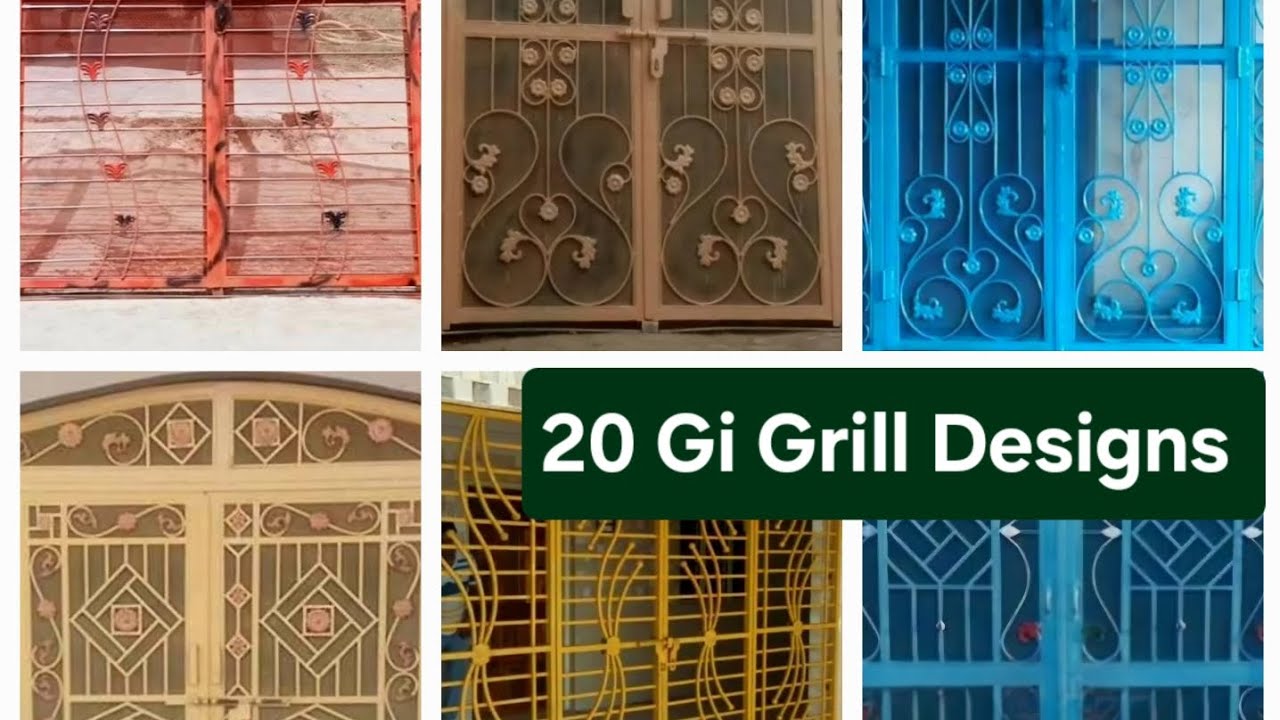 Simple Gi Grill Design. | 20 Gi Grill Designs #trending - YouTube