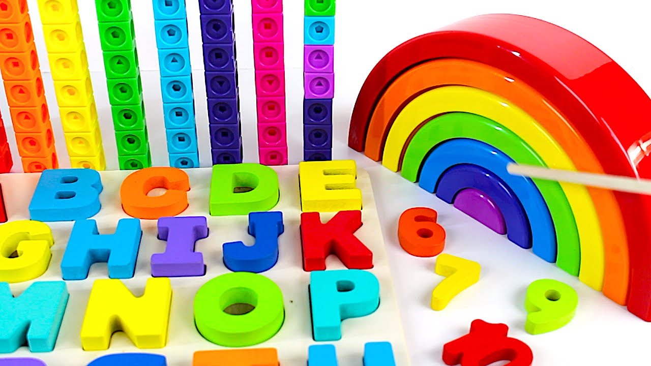 Best Learn ABC, Shapes & Counting Numbers 1 to 10 | Educational Videos ...