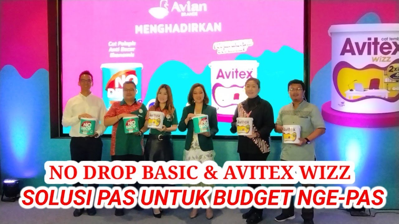 NO DROP BASIC & AVITEX WIZZ Inovasi Terbaru Dari Avian Brands - YouTube