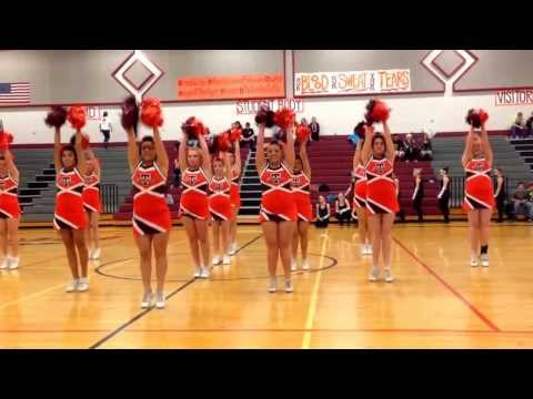 Pom routine- Teton high school cheer team