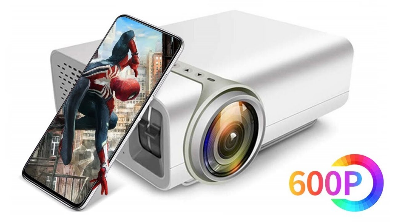 LEJIADA YG520 LED Portable Projector - YouTube