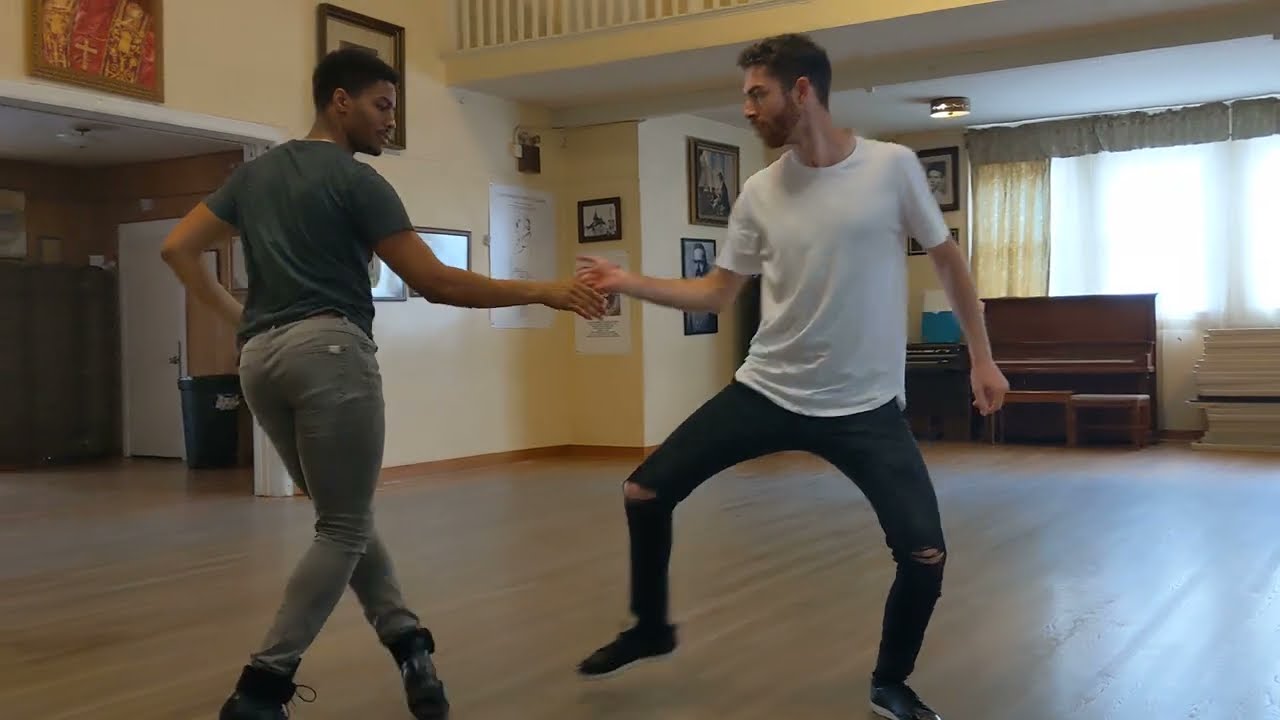 Dimitri Hector and Aidan Keith-Hynes West Coast Swing Improv - YouTube