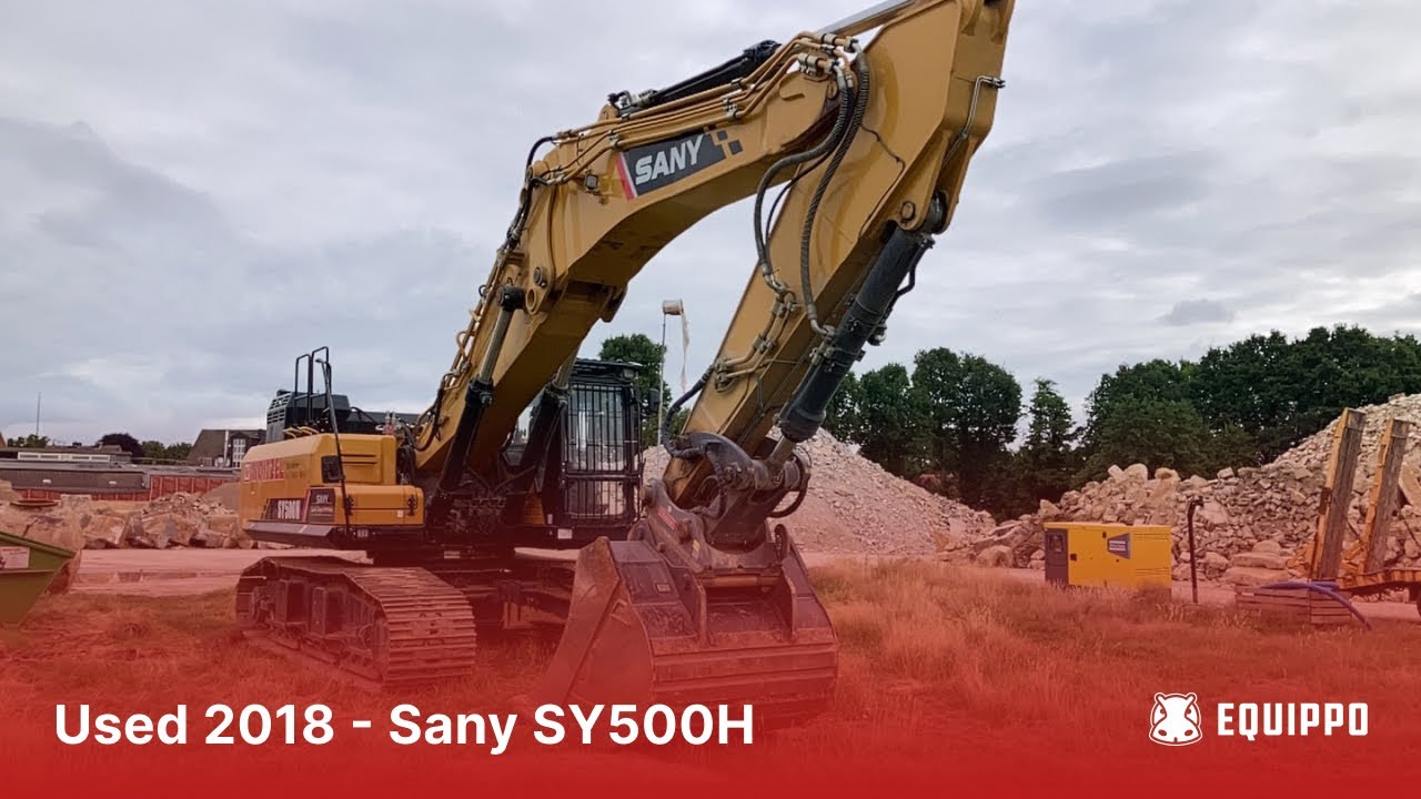 Used 2018 - Sany SY500H | Used Demolition Excavator | equippo.com ...
