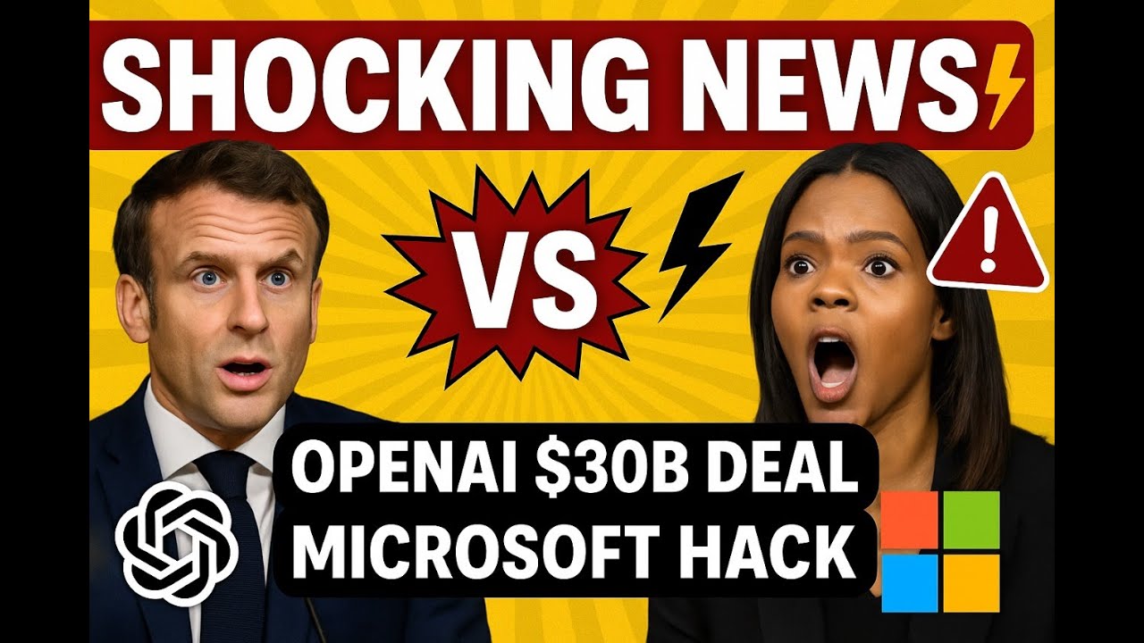 Shocking Tech & Political News: Macron vs Candace Owens, OpenAI $30B ...