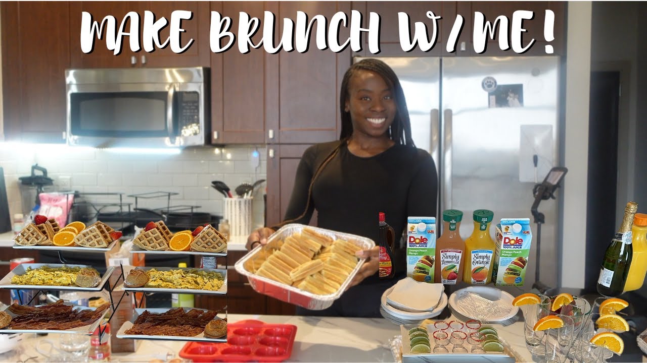 SUNDAY BRUNCH VLOG | HOSTING MY FIRST BRUNCH - YouTube