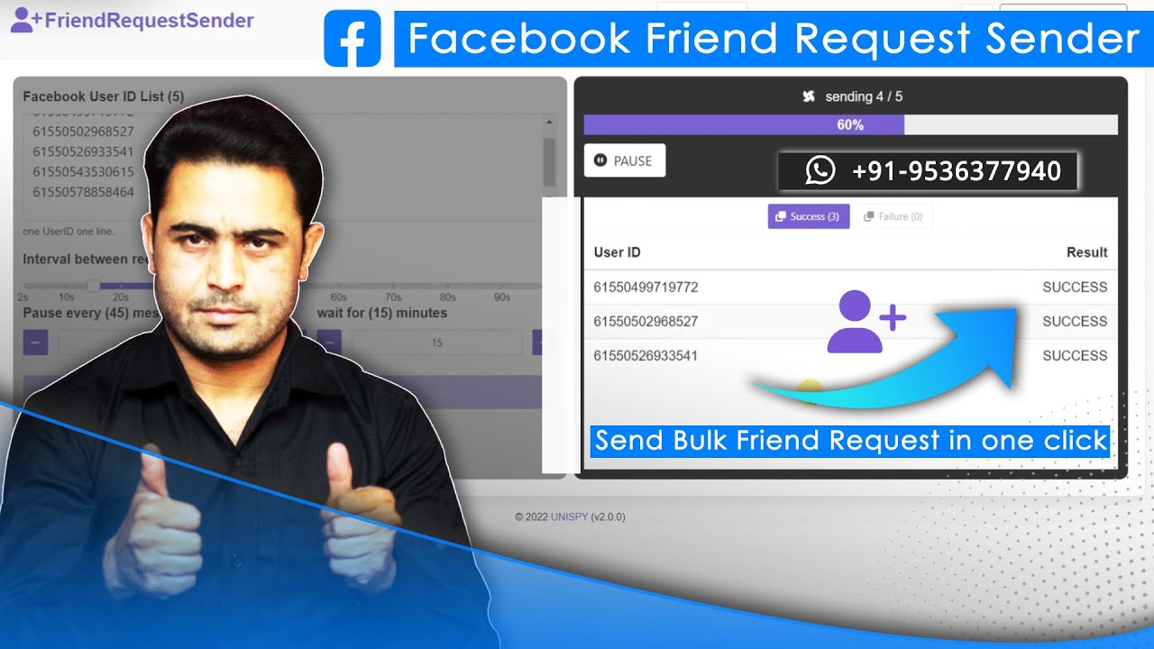 Bulk facebook par friend request kaise send kare | free download fb ...