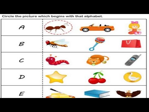 Nursery English Test Papers |sample papers 2022-23 | primary papers # ...