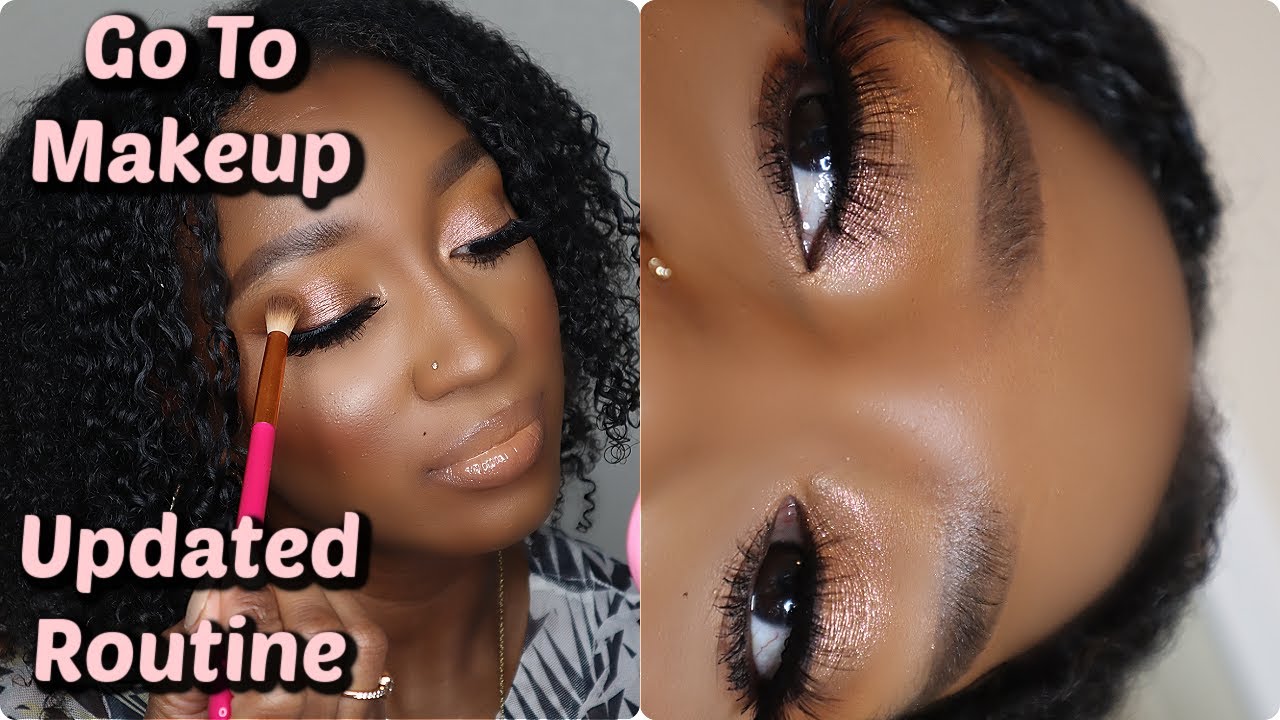 Updated Go to Makeup Look Using New Products and Techniques - YouTube