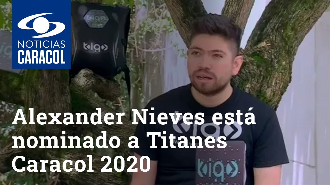 Alexander Nieves está nominado a Titanes Caracol 2020 con su invento ...