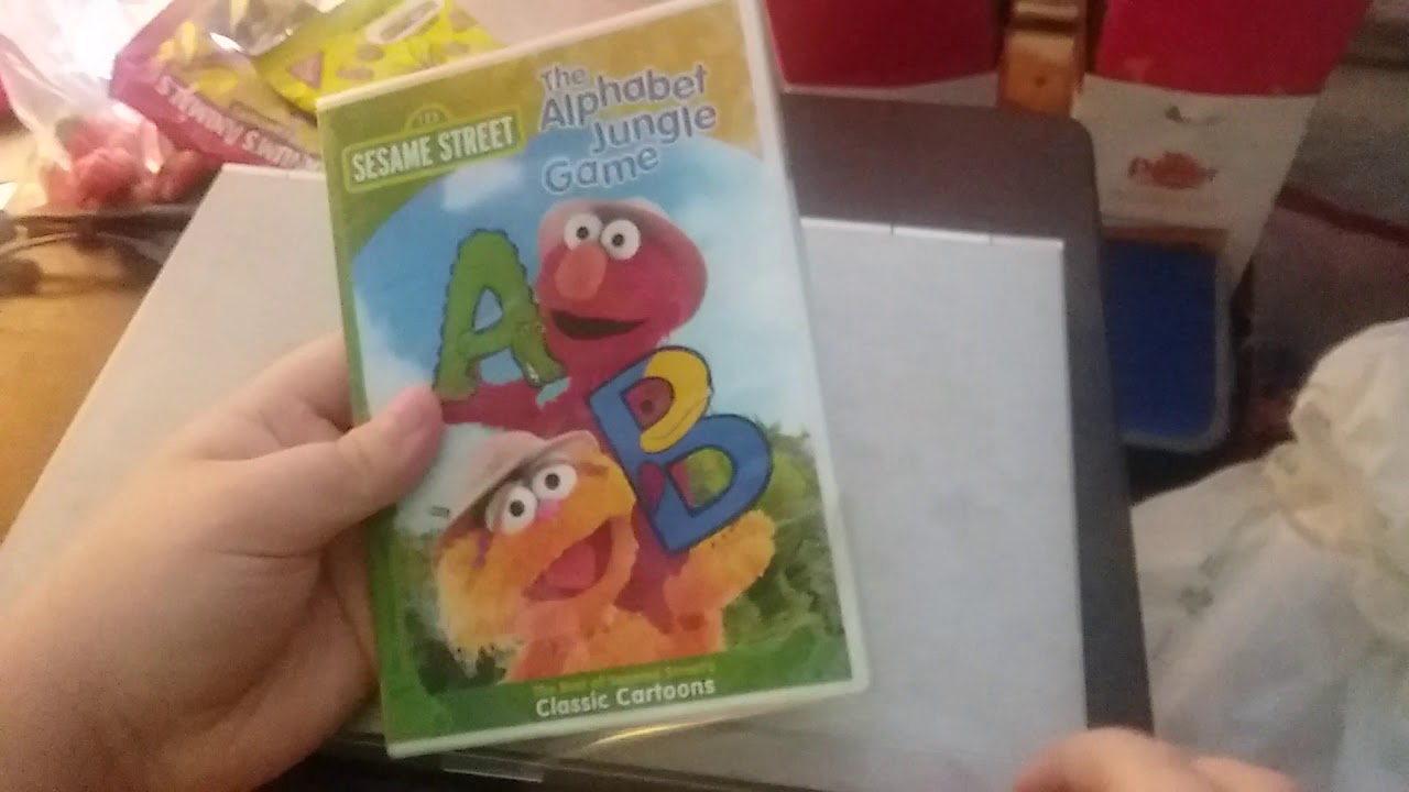 Sesame Street: The Alphabet Jungle Game DVD Unboxing - YouTube