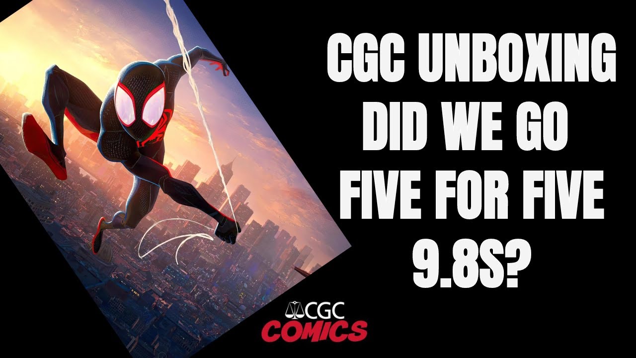 CGC Comic Book Unboxing - Five Modern Comic Book Submission - YouTube