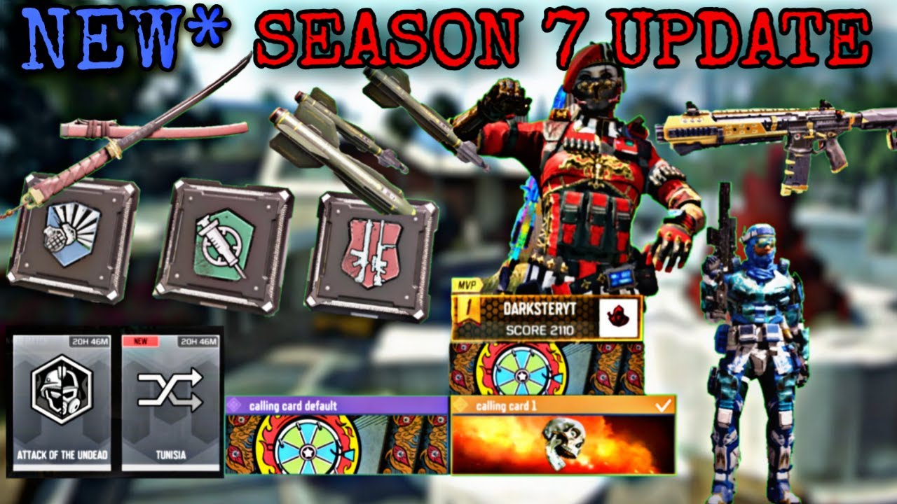 SEASON 7 LEAKS + NEW OPERATOR AND SCORESTREAK GAMEPLAY ||CODM ||Cod ...