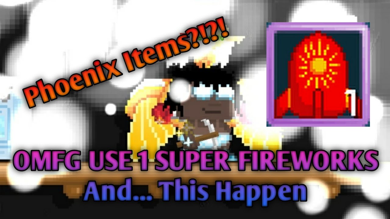 Open 1 Super Fireworks and... This Happen!!! | Growtopia - YouTube