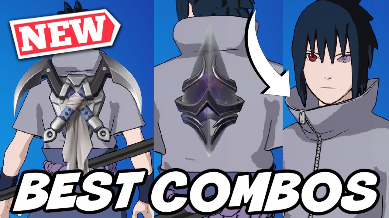 BEST COMBOS FOR *NEW* SASUKE UCHIHA SKIN (FORTNITE X NARUTO ...