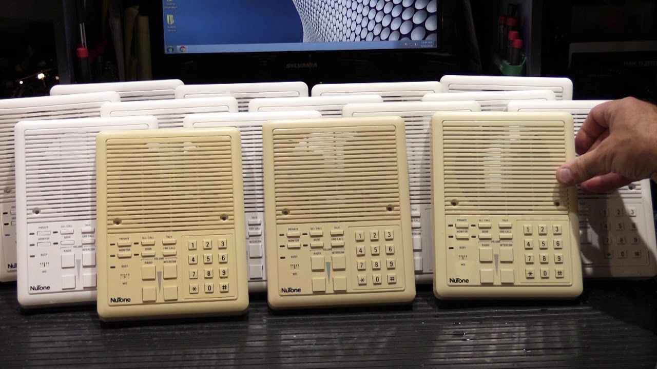 Re-Whitening a Large Group of NuTone IS515 Selective Call Inside Remote ...