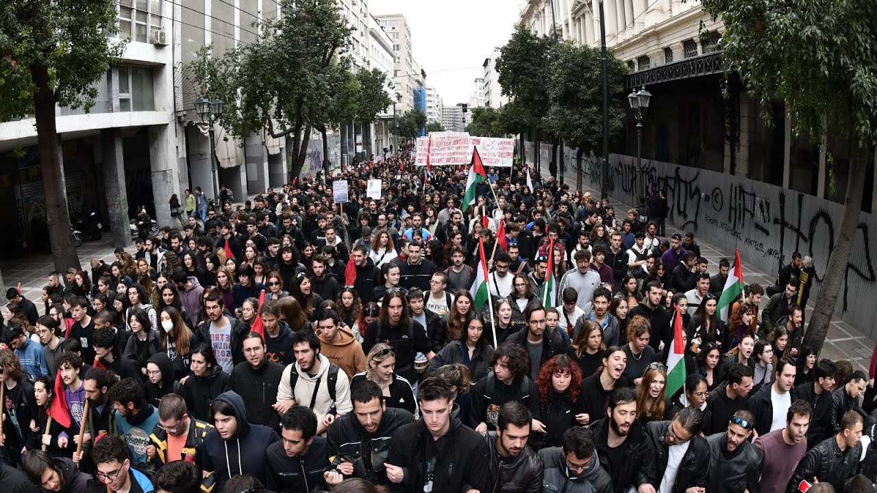 Για όγδοη βδομάδα στους δρόμους οι φοιτητές: Δείτε video από το χθεσινό ...