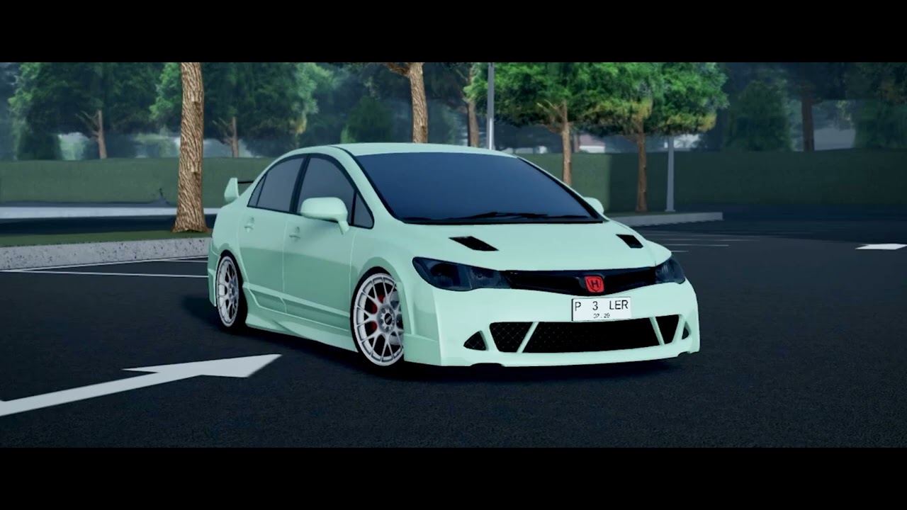Civic FD Warna Mint Candy | Car Driving Indonesia Roblox - YouTube