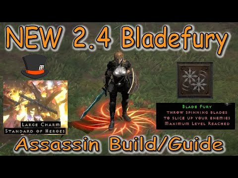 Blade Fury Assassin Build Guide Diablo 2 Resurrected 2.4 - YouTube