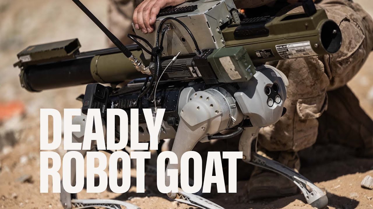 See it: the Marines deadly new ‘robot goat’ - YouTube