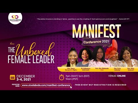 MANIFEST CONFERENCE DAY 1 - YouTube